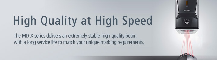 3-Axis Hybrid Laser Marker - MD-X series | KEYENCE UK & Ireland