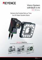 Specs : Vision System with Built-in AI - VS series | KEYENCE UK & Ireland